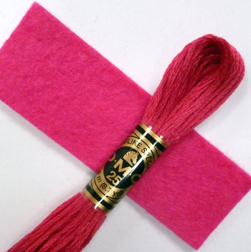 600 Fuchsia :: DMC Mouline Embroidery Thread :: Premium 40% Felt ...
