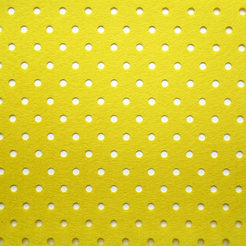 Holey Holes Felt :: Yellow | paper-and-string
