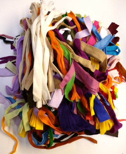 Felt Remnant Pack :: Multi-Coloured Strips | paper-and-string