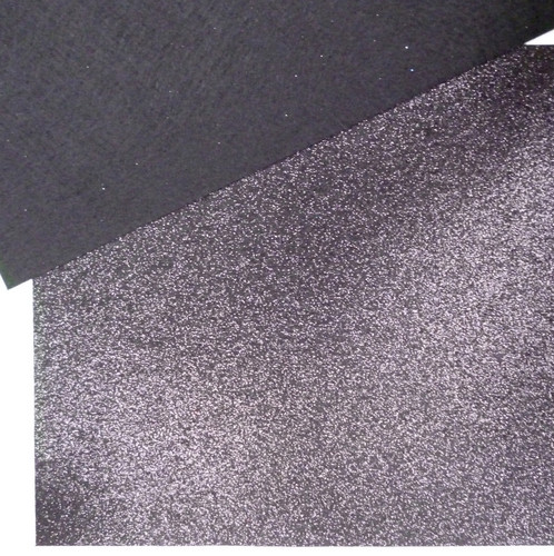 Glitter Felt :: Black | paper-and-string