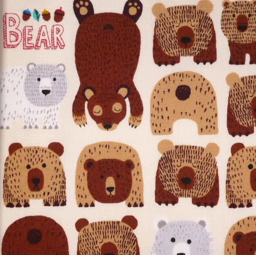 Fabric :: Bears in the Woods | paper-and-string