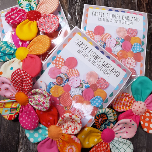 Fabric Flower Garland Kit | paper-and-string