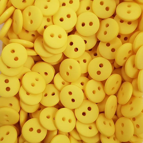 8mm Teeny Tiny Buttons (x25) :: Banana | paper-and-string