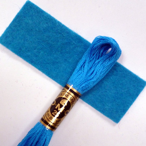 3843 Brilliant Blue :: DMC Mouline Embroidery Thread :: Premium 40% ...