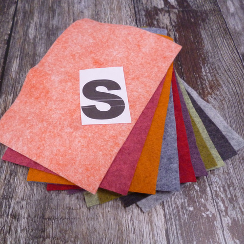 Felt Remnant Packs :: Heathered Felt :: 4x6 :: S | paper-and-string