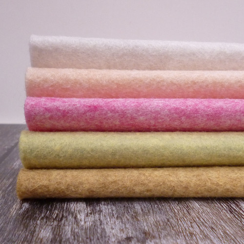 Spring :: Heathered Felt Pack :: 5 colours | paper-and-string