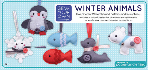 Winter Animals Large Kit | paper-and-string