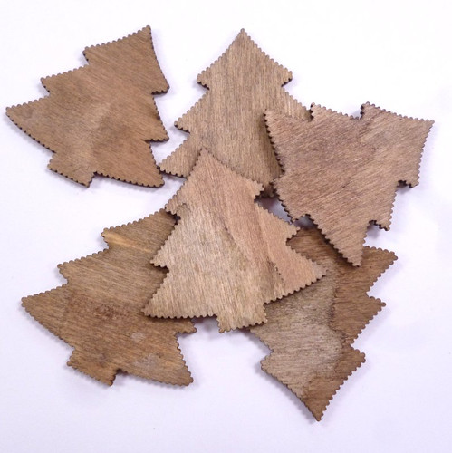 Natural Wooden Shapes :: Trees | paper-and-string