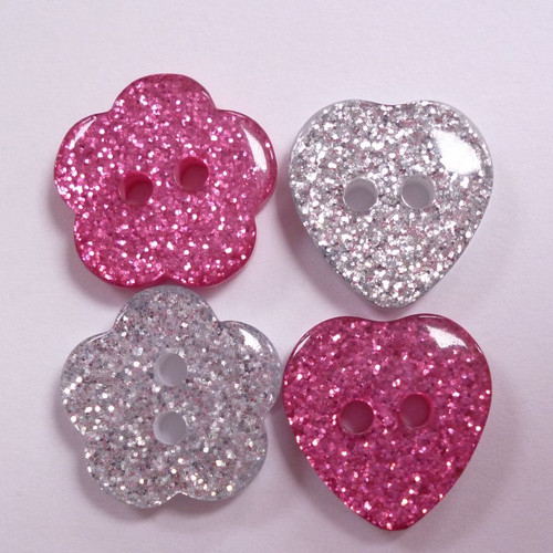 Glitter Buttons :: MEDIUM | paper-and-string