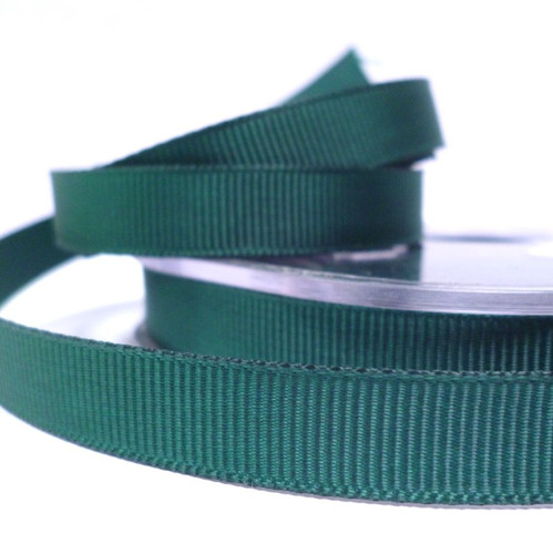 10mm grosgrain :: by the metre :: Green | paper-and-string