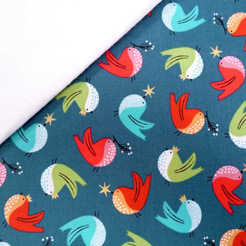 Fabric Felt :: Forest Friends :: Robins on White | paper-and-string