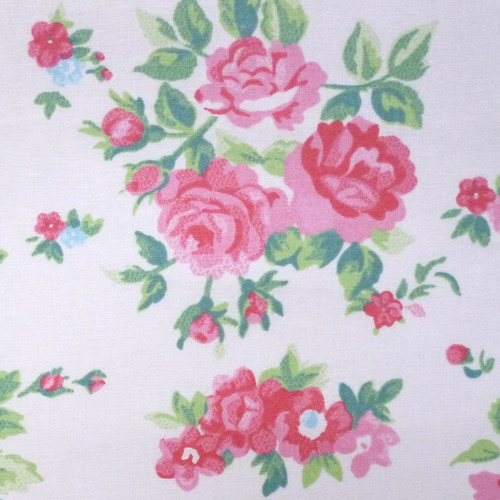 Fabric :: Wide :: Chintz Roses on Cream | paper-and-string