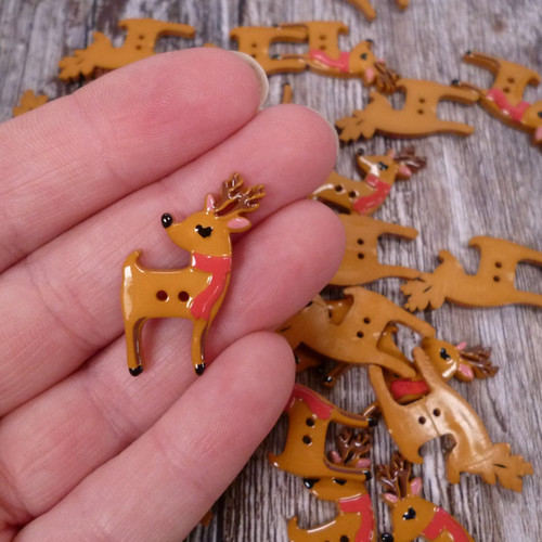 Individual Buttons :: Pretty Reindeer | paper-and-string