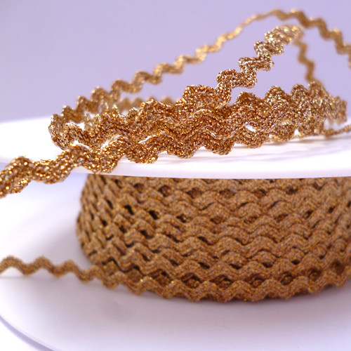 Teeny Tiny Ric Rac :: Gold | paper-and-string