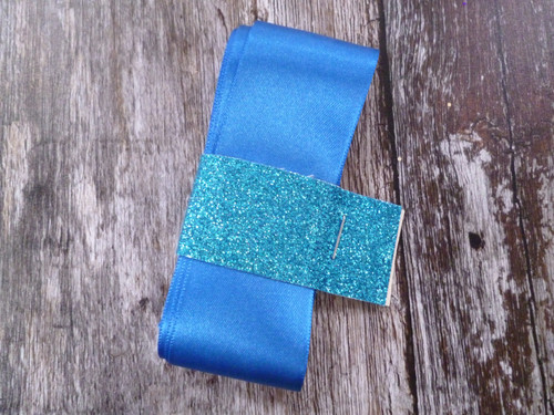 34mm satin royal blue - remnants - 2m bundle | paper-and-string