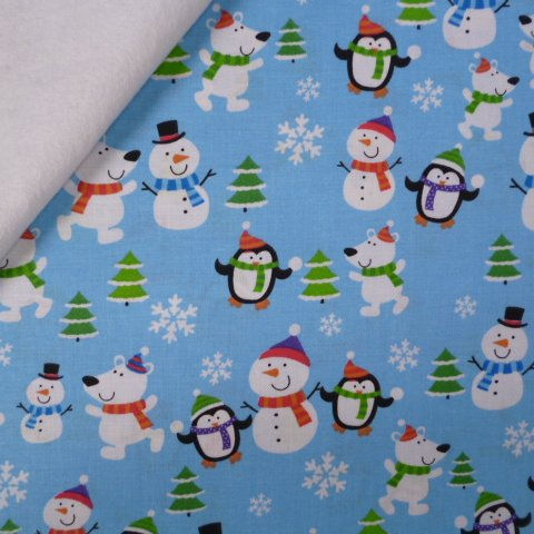 Fabric Felt :: 'Tis The Season :: Snowball Fight on White | paper-and ...