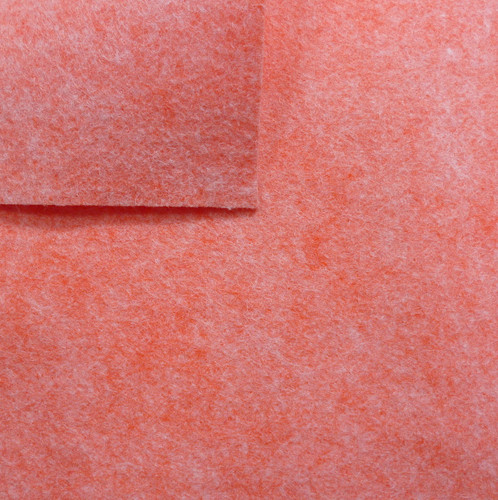 Coral - Heathered Felt - 9" square | paper-and-string