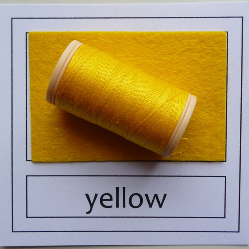 Sewing Thread :: Yellow | paper-and-string