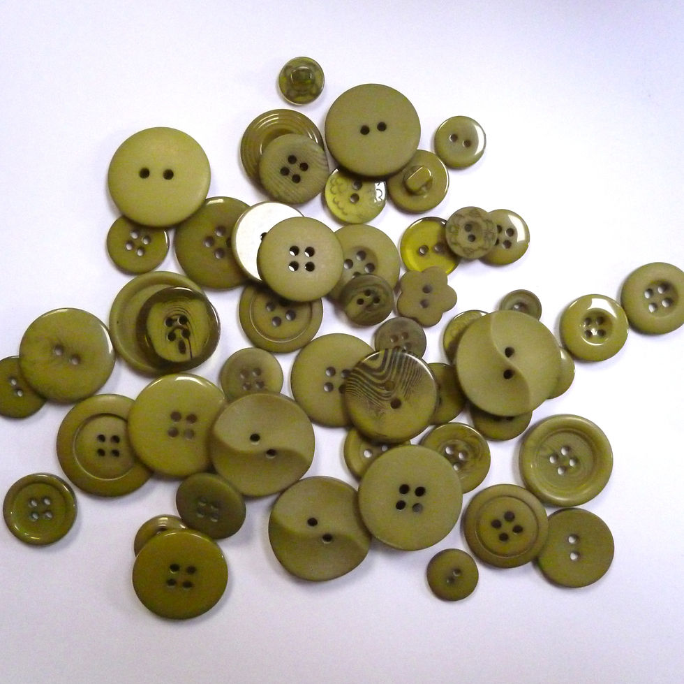 Dyed Buttons By Weight :: Moss | paper-and-string
