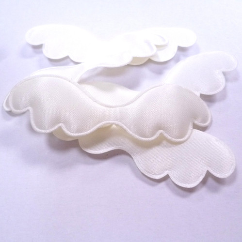 Angel Wings :: White Satin | paper-and-string
