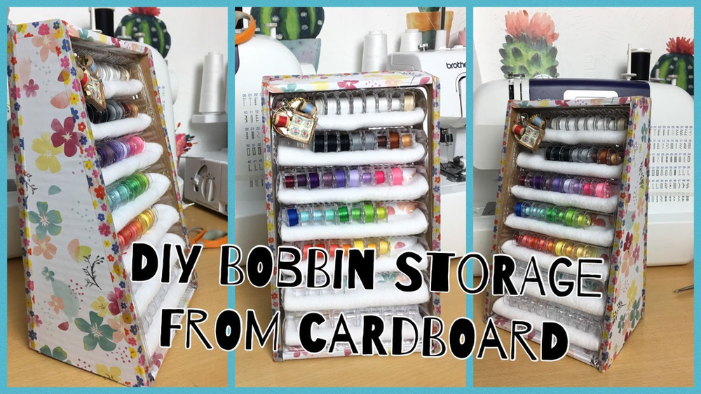 DIY Bobbin storage