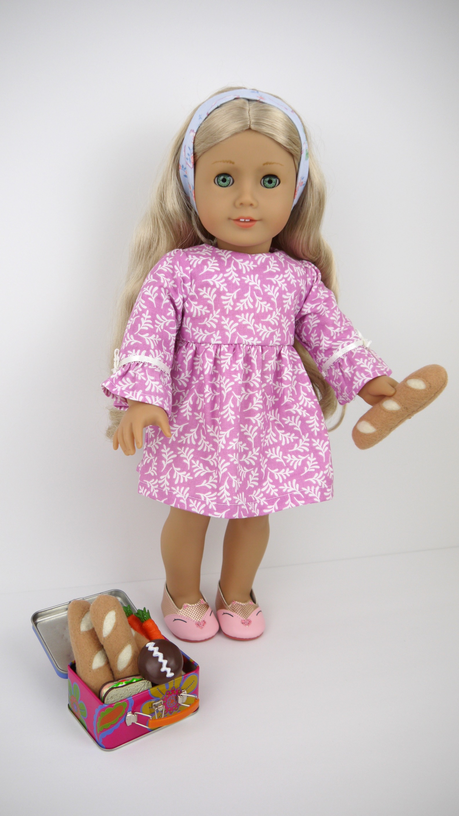 Felt Food Series Ep.5 French Bread for kids play food and 18" dollsTutorial