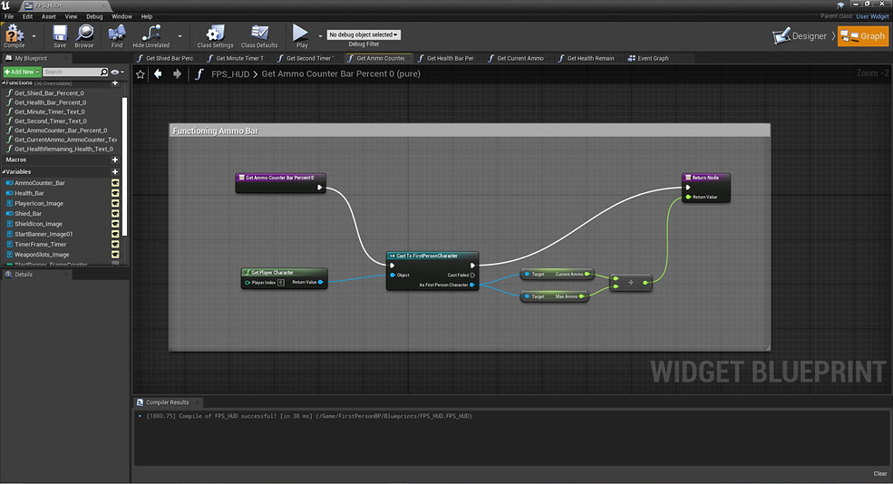 UE4 UI Design + Implementation | My Site 1