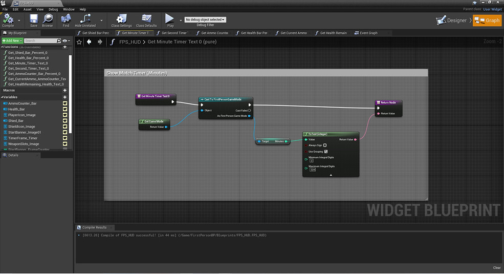 UE4 UI Design + Implementation | My Site 1