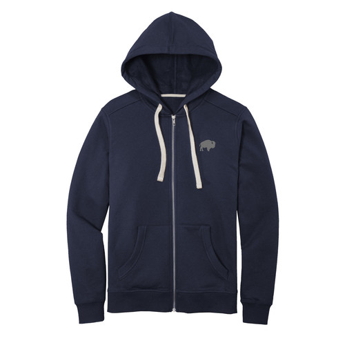 Left Chest Buffalo Full Zip Hoodie | buffaloveapparel