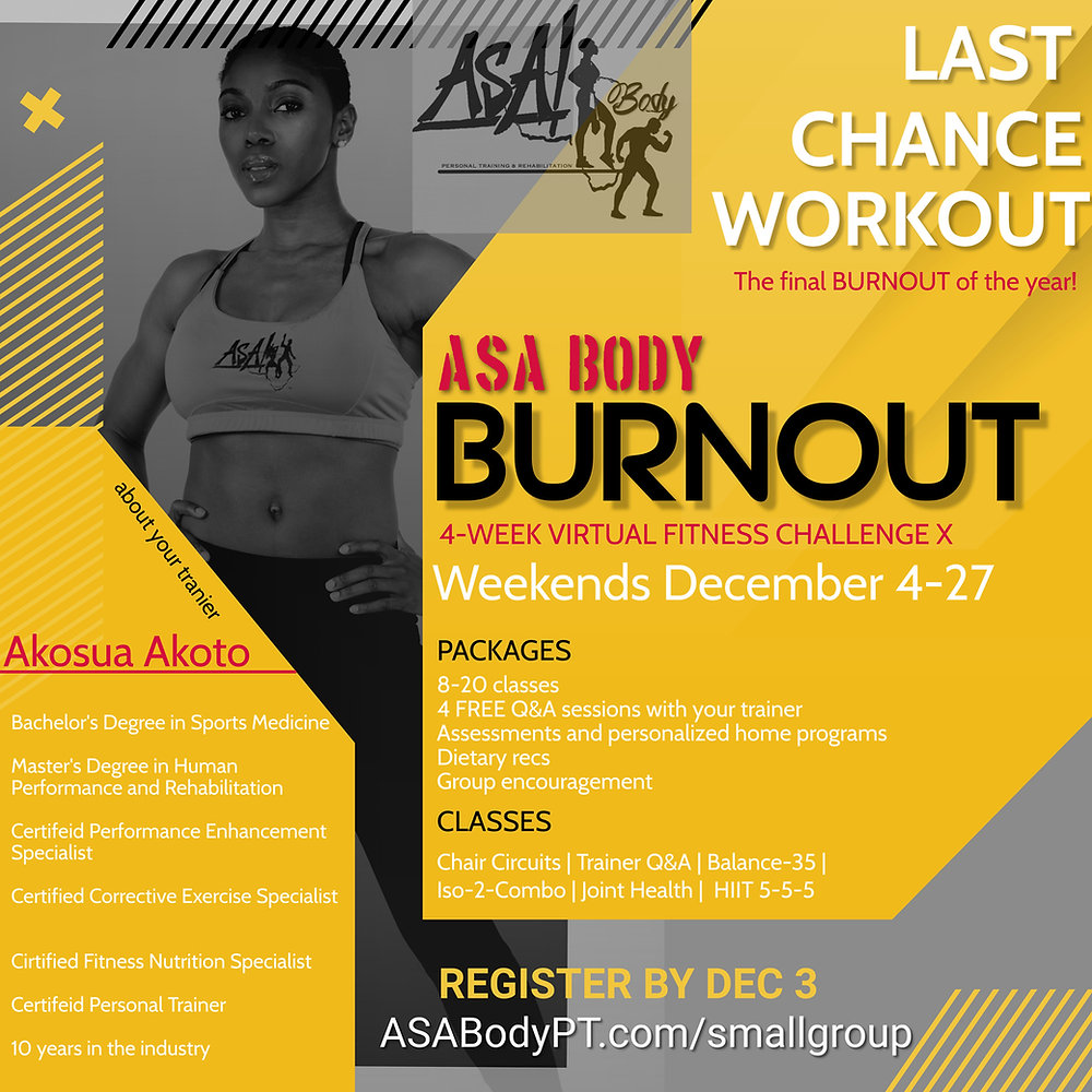 LAST CHANCE WORKOUT