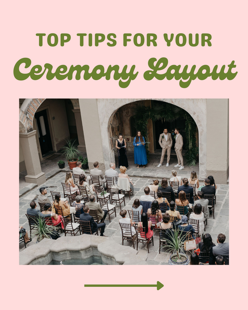 Top Tips For Your Wedding Ceremony Layout