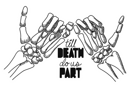 Till Death Sticker | Indigo Sugar