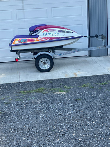 1997 Snug Harbor Single Galvanized PWC Jet Ski Trailer | PZ's Jet Skis