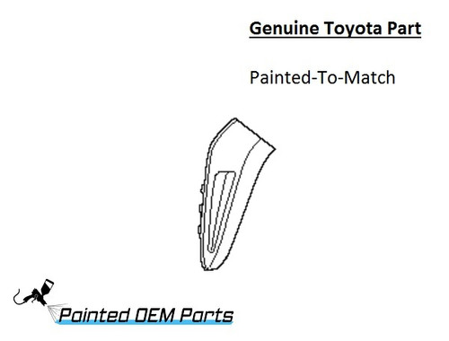 Painted 2024-2025 Toyota Tacoma Front Bumper Extension | Genuine OEM