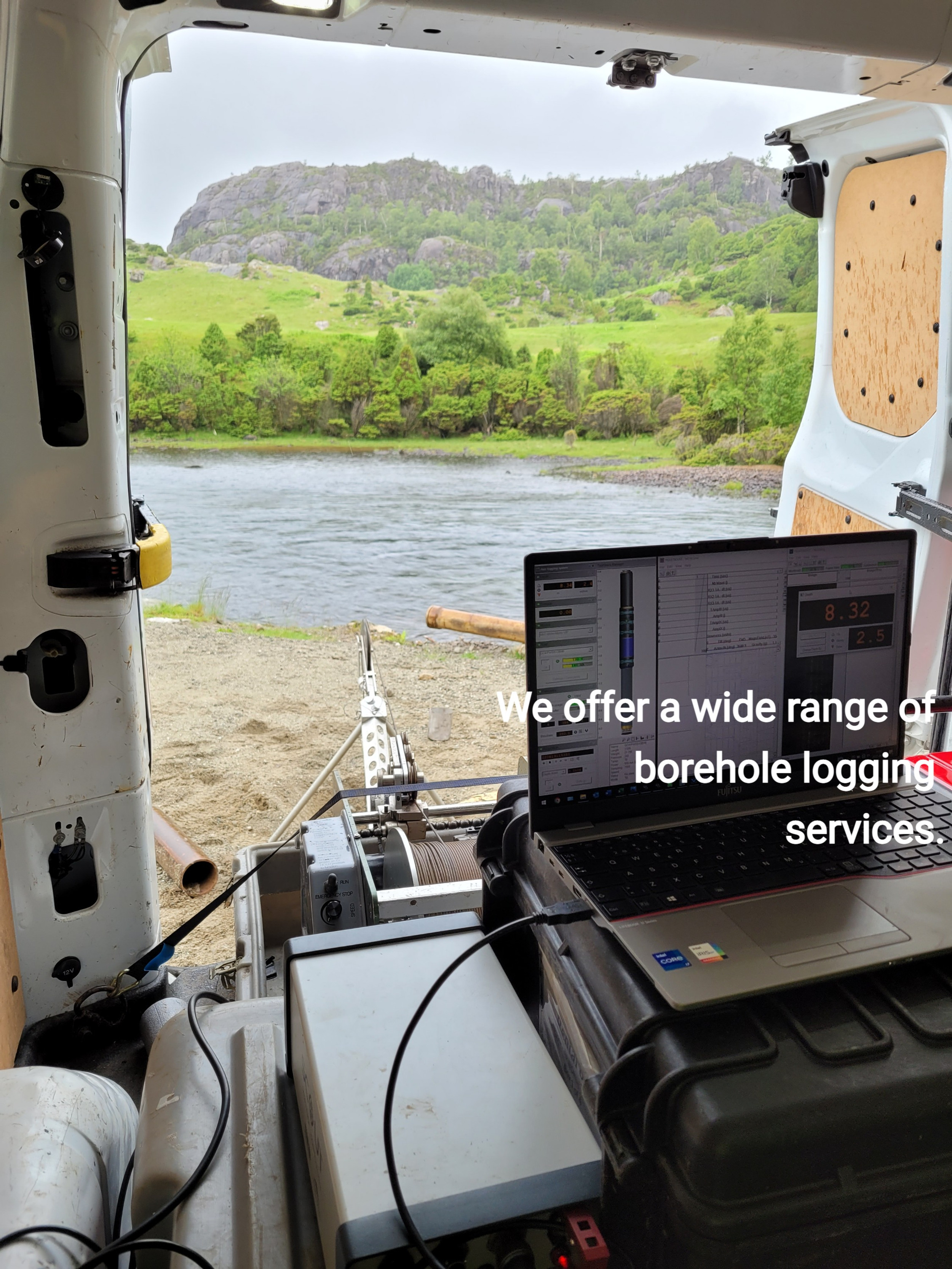 Borehole logging | Geomap Norge Borehole logging | Geomap Norge