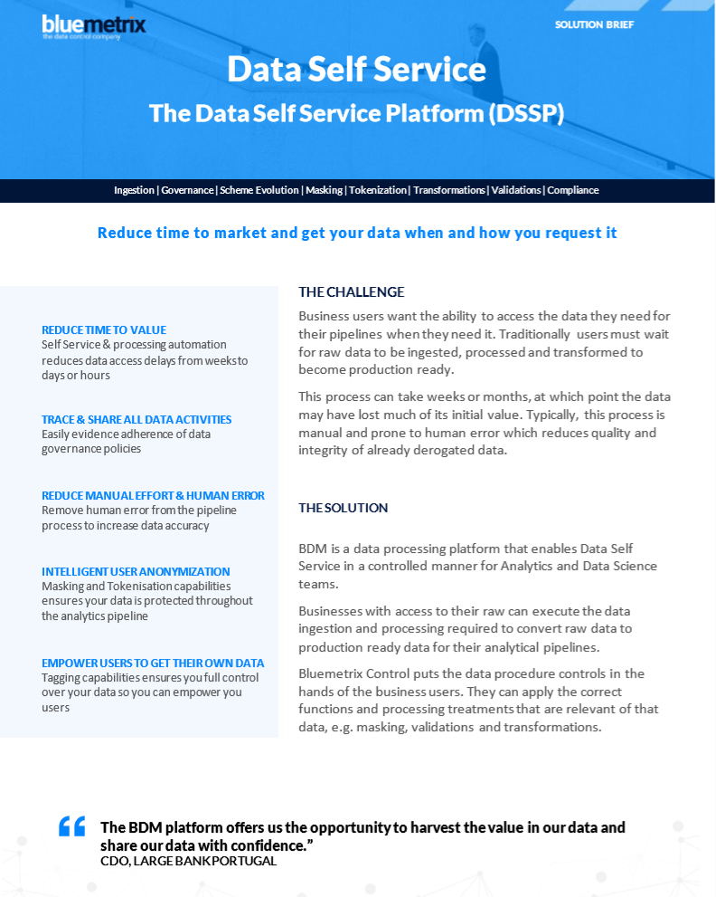 Data Self-Service for Analytics