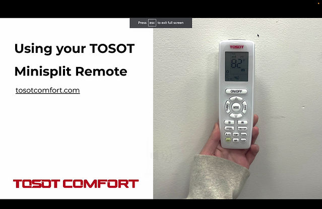 Quick Guide | TOSOT Comfort