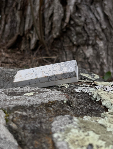 Dual Hard/Soft Pocket Stone | Natural Whetstone