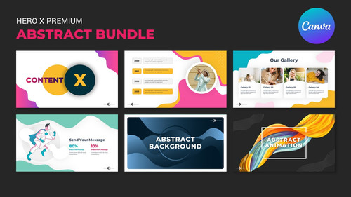 Abstract Design Canva Template | Studio 42