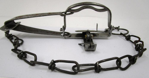 #1 Double Jaw Long Spring Trap - Blake and Lamb | Cumberland Trappers