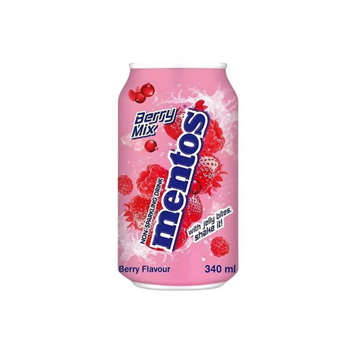 MENTOS SOFT DRINKS - BERRY 340 ML | Mediascore Fooding