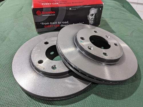 Peugeot 205/309 GTi 1.9 Front brake discs (pair) (4E) | Retro, Race & Rally