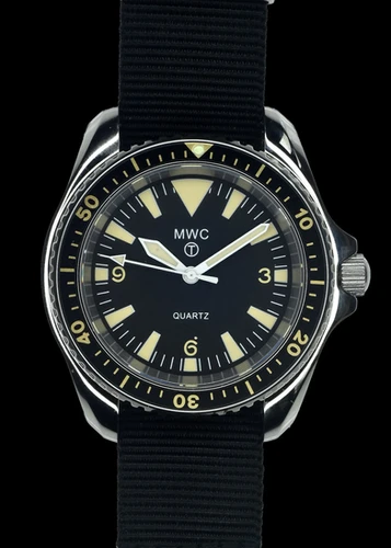 MWC 1985 Pattern Military Divers Watch with Chromed Case and Sapphire ...