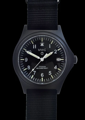 Black PVD Titanium G10 Military Watch with 300m Water Resistance ...