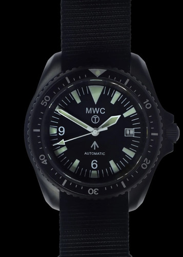 MWC 1999-2001 Pattern Black PVD Automatic Military Divers Watch ...