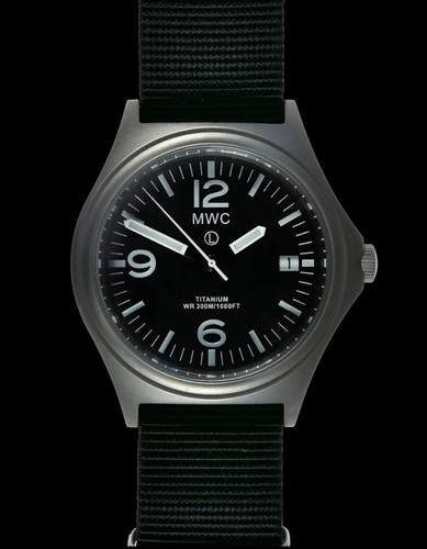 MWC 45th Anniversary Limited Edition Titanium Military Watch, 300m WR ...