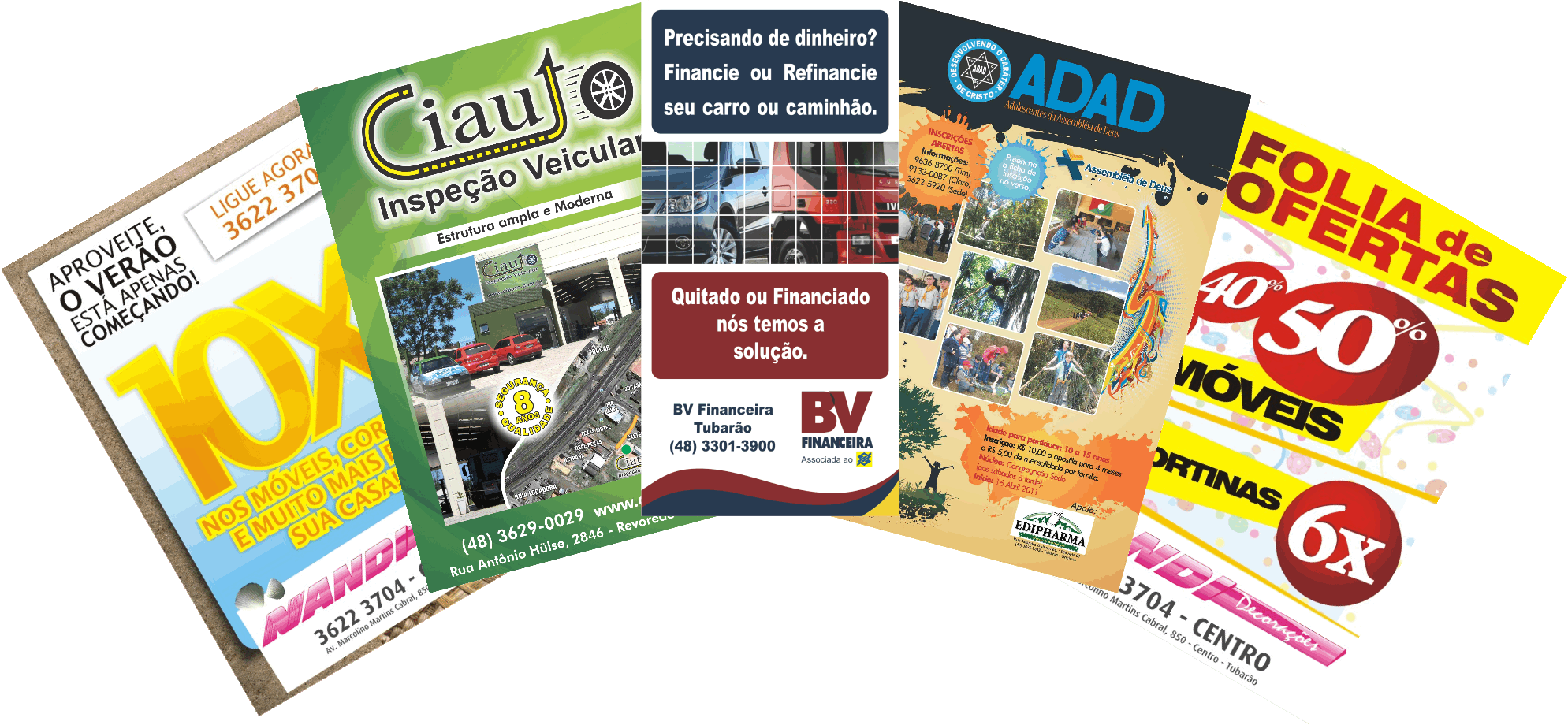 Panfletos 10x15 Frente e verso | Gráfica Rápida Mogi