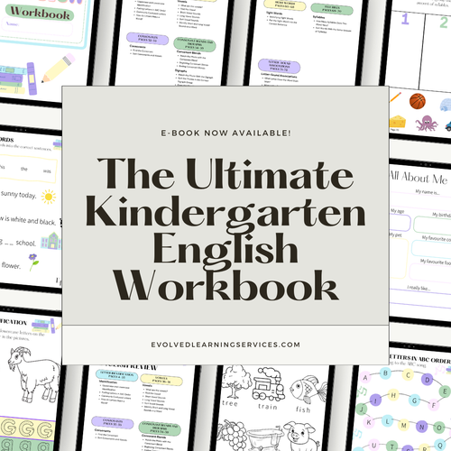 Kindergarten English Workbook | Evolved Learning S 2