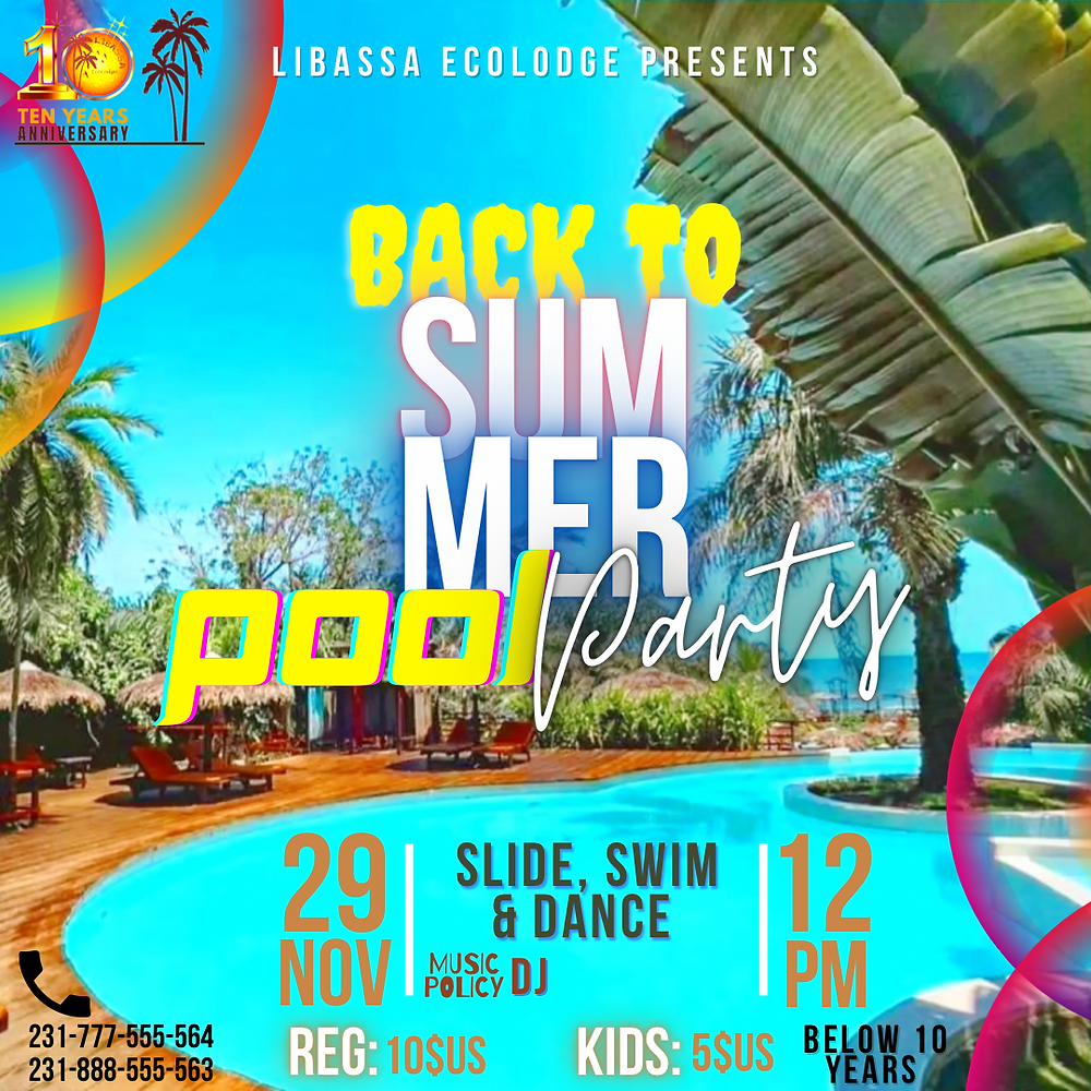 Back to Summer pool party