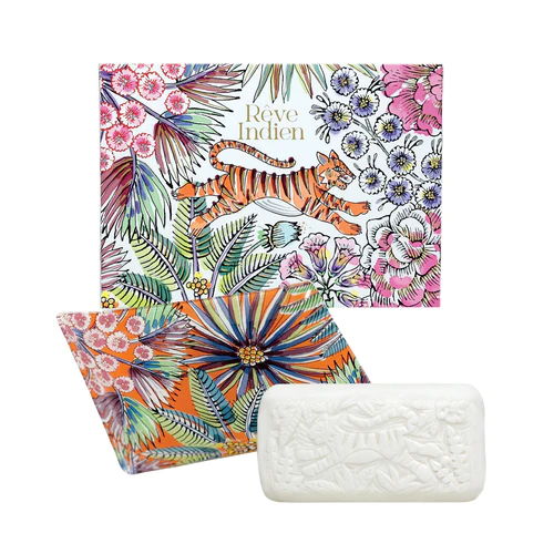 Fragonard Reve Indien Soap & Soap Dish Set | victorscot